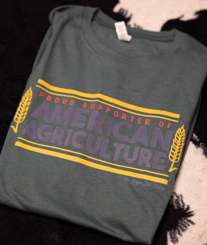 Supporter of Am Agriculture Graphic Tee, Long Sleeve Tee or Sweatshirt ...